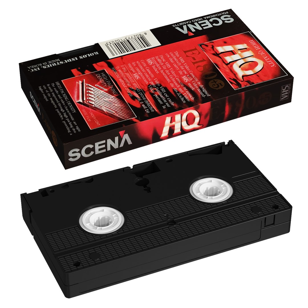 3D Cassette VHS HQ - TurboSquid 2068552
