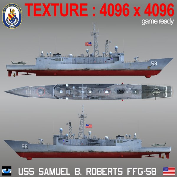 uss samuel b roberts 3ds