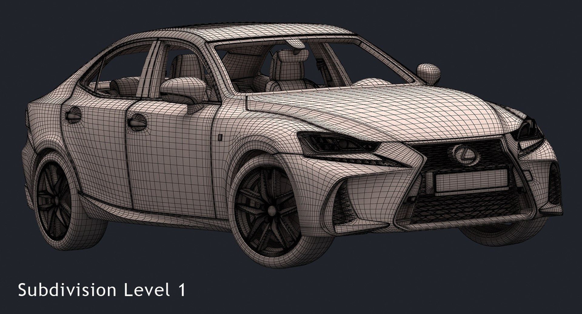 3D 2017 Lexus Model - TurboSquid 1156093