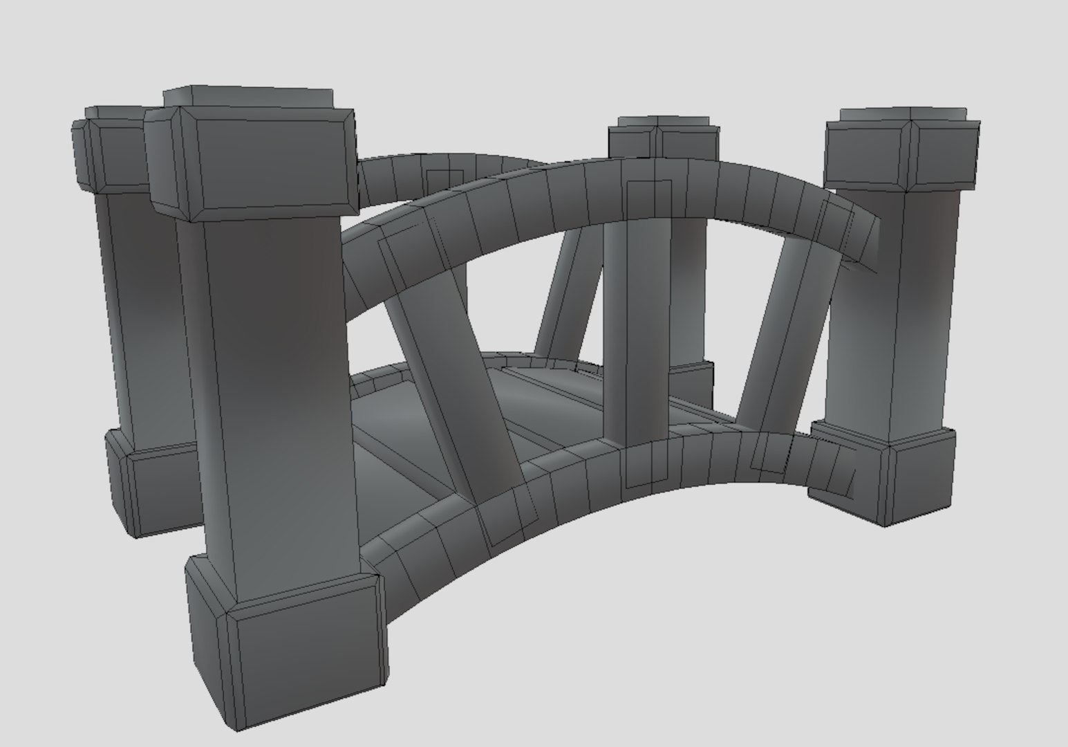 3D Stylised bridge - TurboSquid 2039652