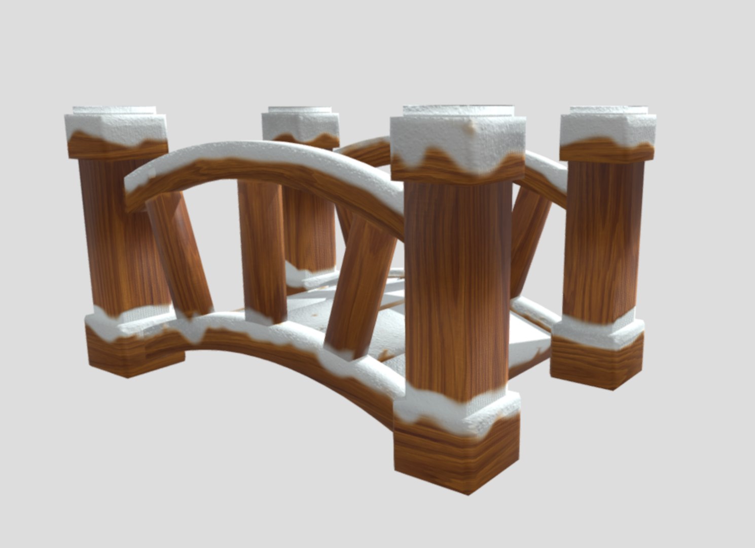 3D Stylised bridge - TurboSquid 2039652