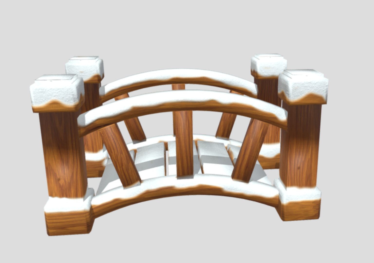 3D Stylised bridge - TurboSquid 2039652