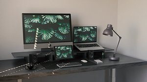 Download 3D Office Desk STL Models - TurboSquid