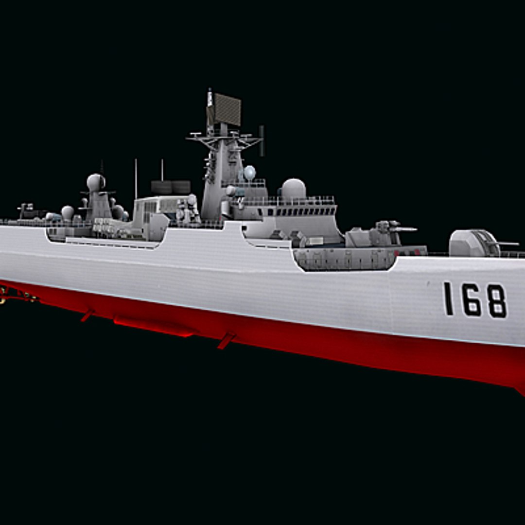 3d Model Type 052b Luyang Class