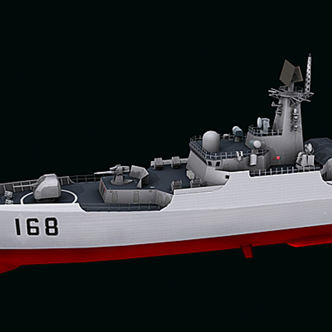 3d Model Type 052b Luyang Class