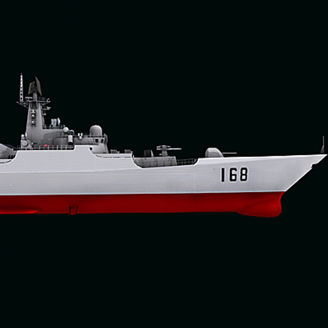 3d Model Type 052b Luyang Class
