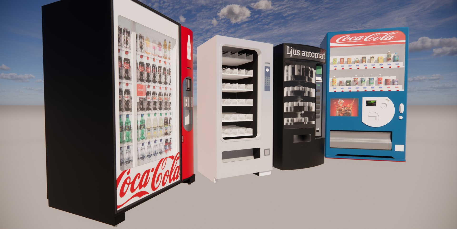 Vending Machines Collection-A6 3D Model - TurboSquid 2097992