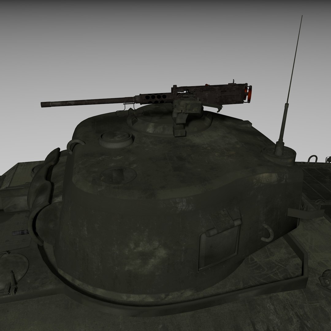3D M4a3 Sherman Tank - TurboSquid 1247113
