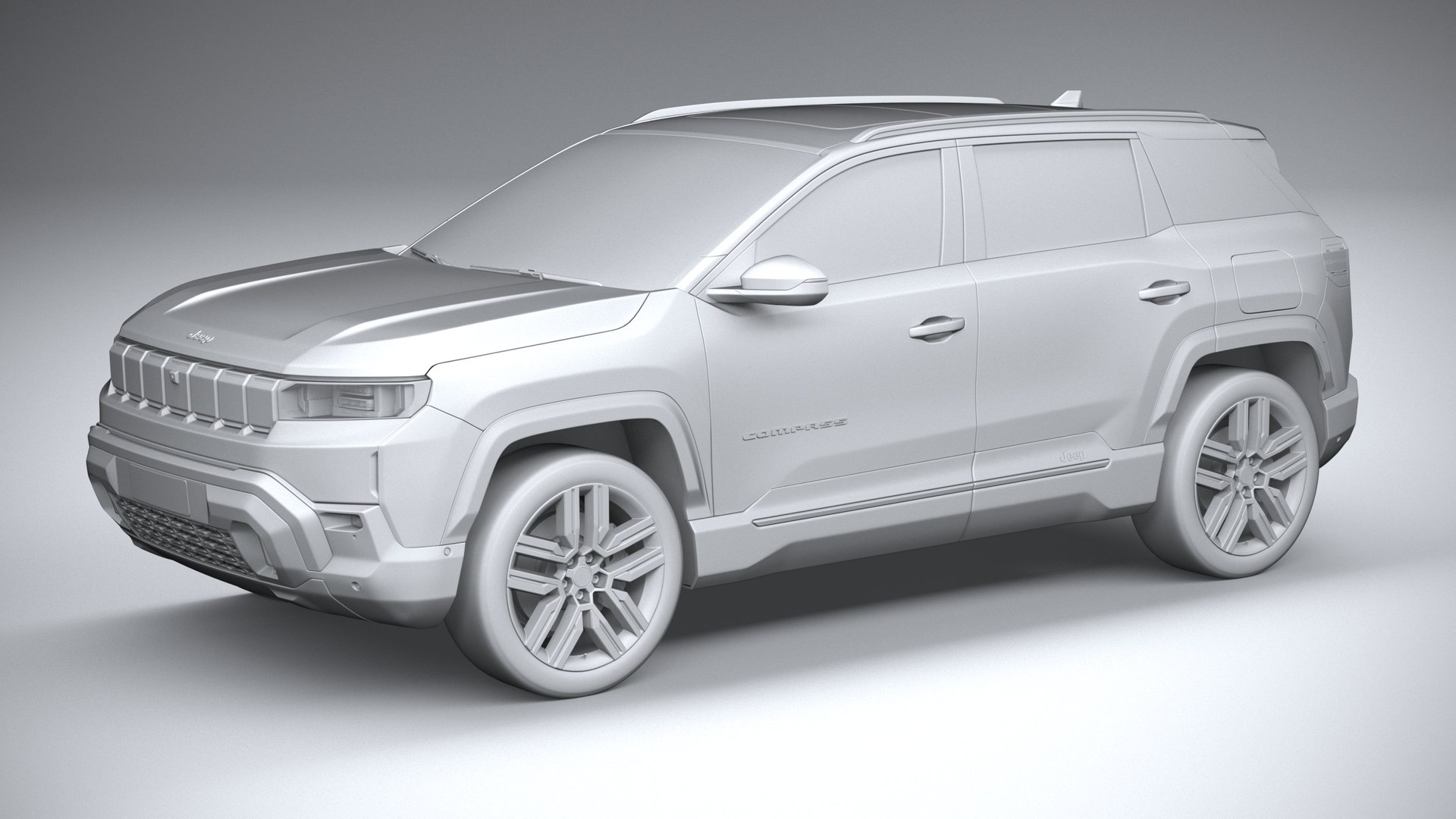 Jeep Compass Overland 2026 Model - TurboSquid 2424523
