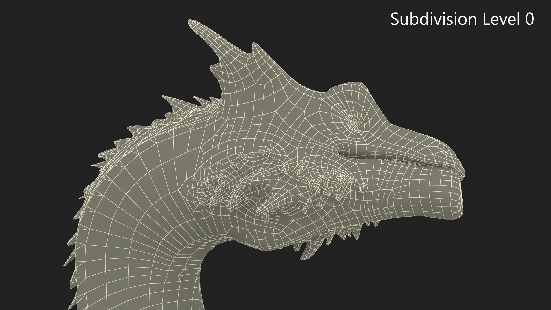 3D Sitting Fantastical Dragon - TurboSquid 2155452