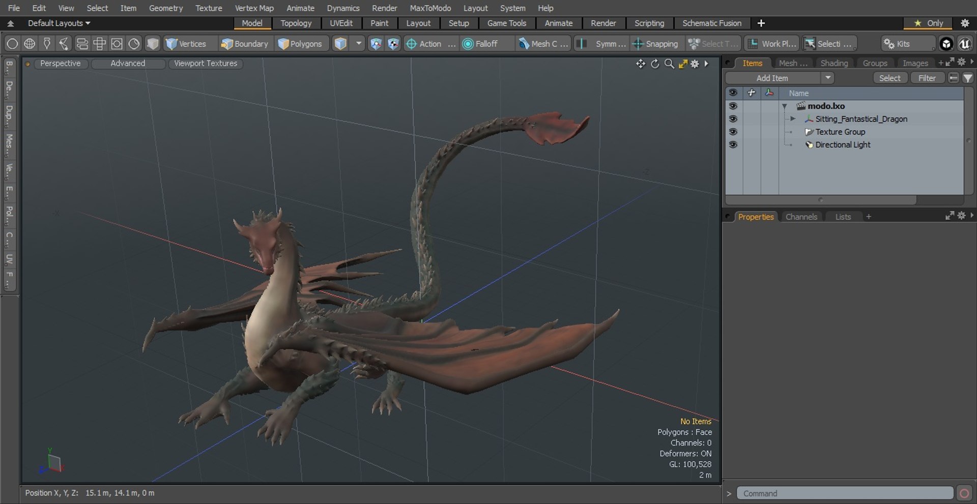 3D Sitting Fantastical Dragon - TurboSquid 2155452