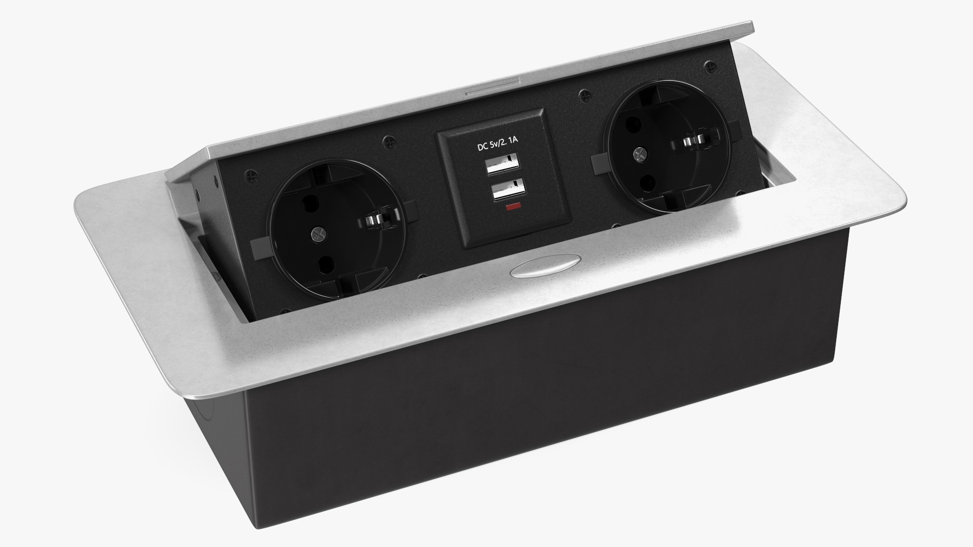 Black Double Hidden Socket 3D Model - TurboSquid 2079673