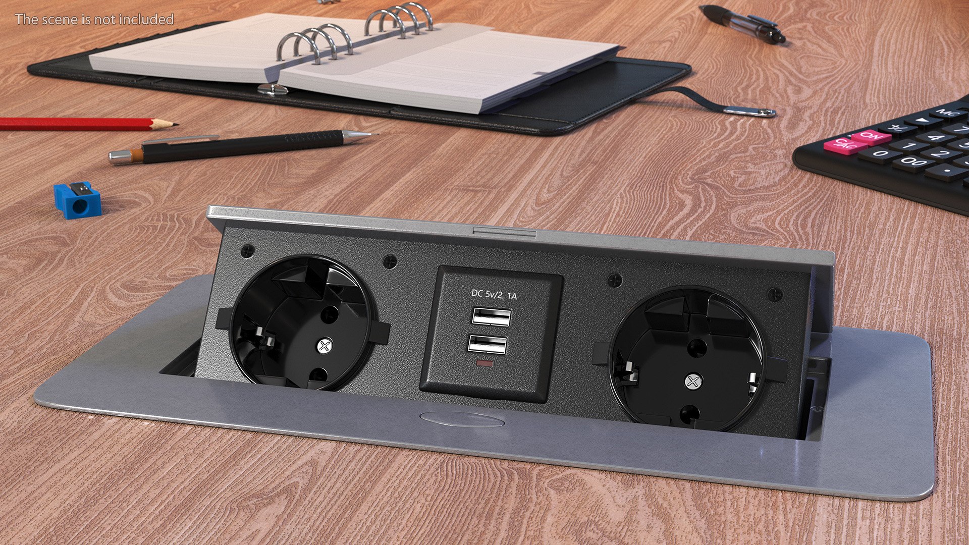 Black Double Hidden Socket 3D Model - TurboSquid 2079673