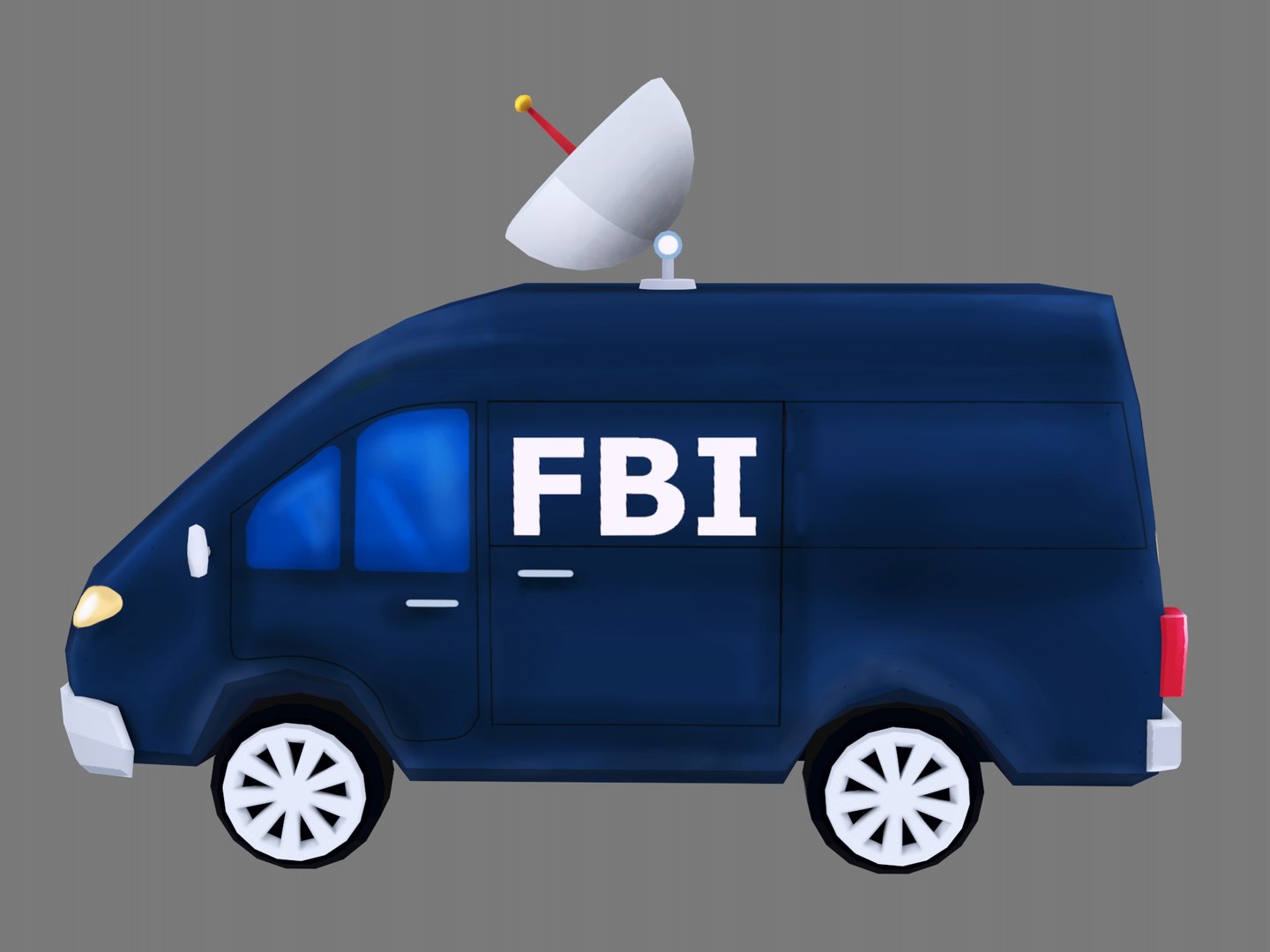 3D Model Fbi Truck - TurboSquid 1338794