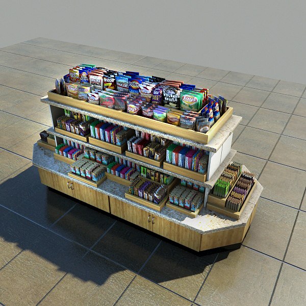 modelo 3d Merienda Merchandise Island - TurboSquid 690942
