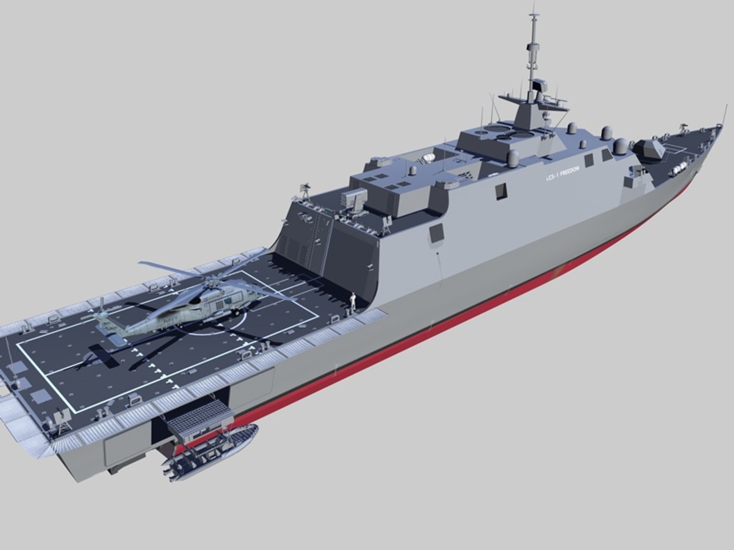 Littoral Combat Ship Lcs 3d Model