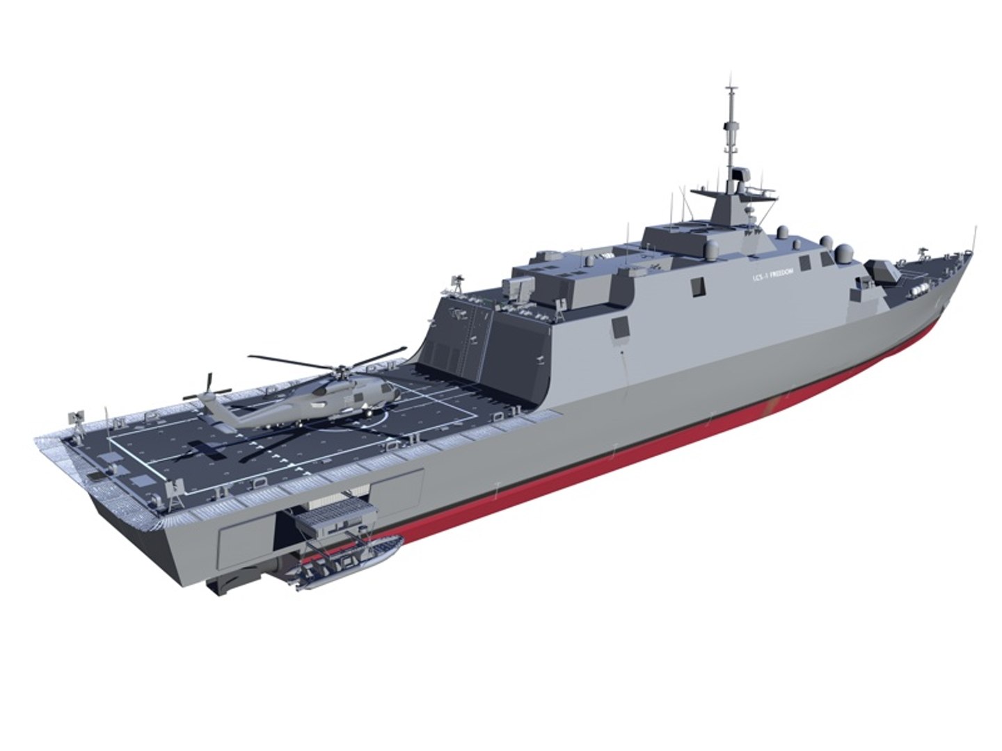 Littoral Combat Ship Lcs 3d Model