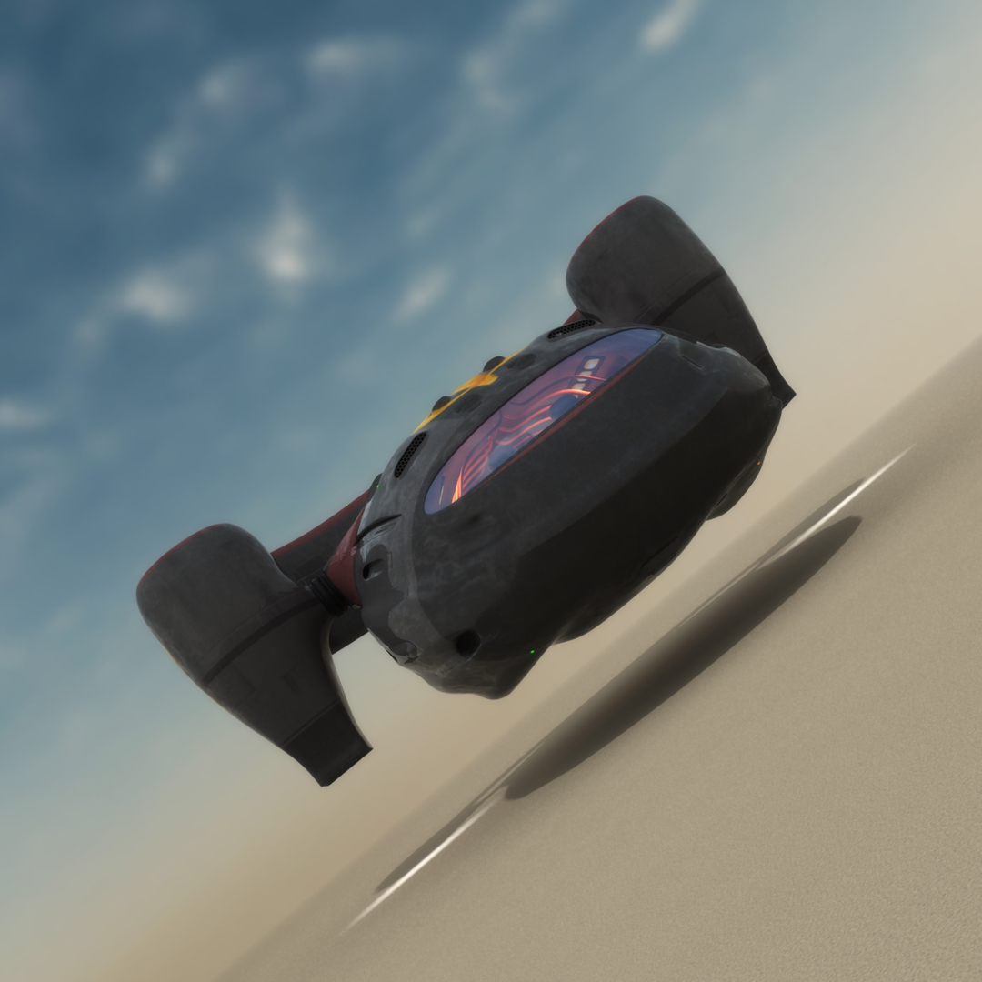 Arc Shuttle Craft 3d Model