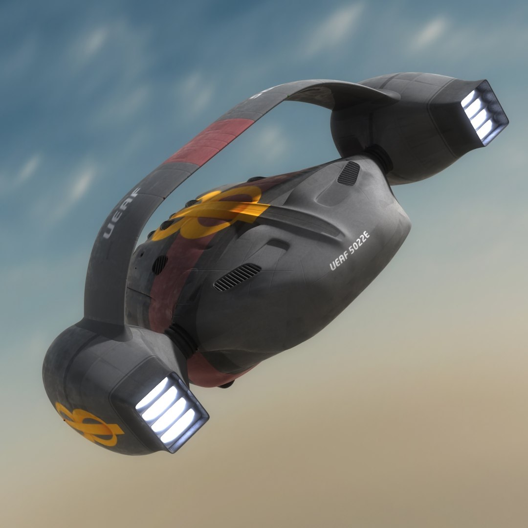 Arc Shuttle Craft 3d Model