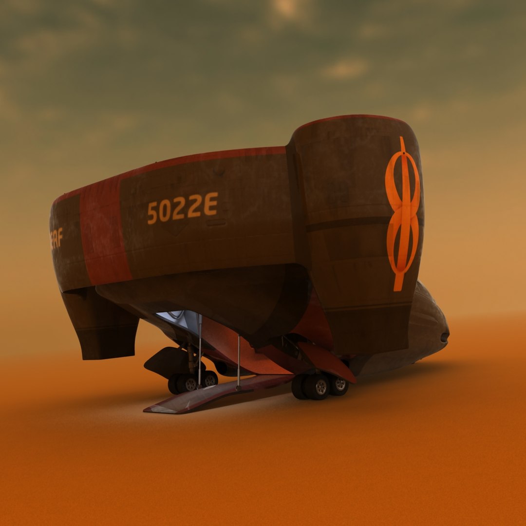 Arc Shuttle Craft 3d Model