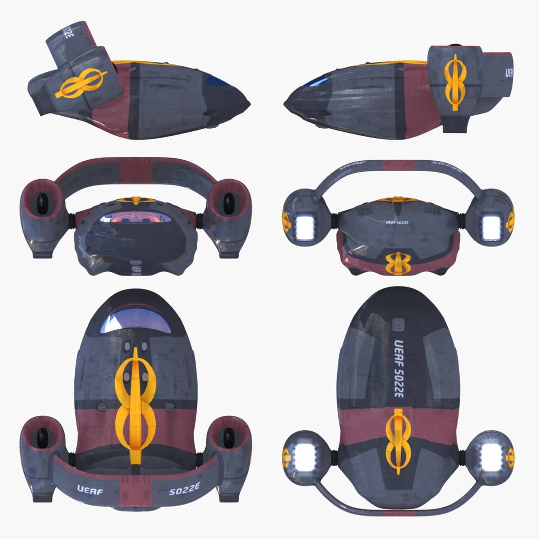 Arc Shuttle Craft 3d Model