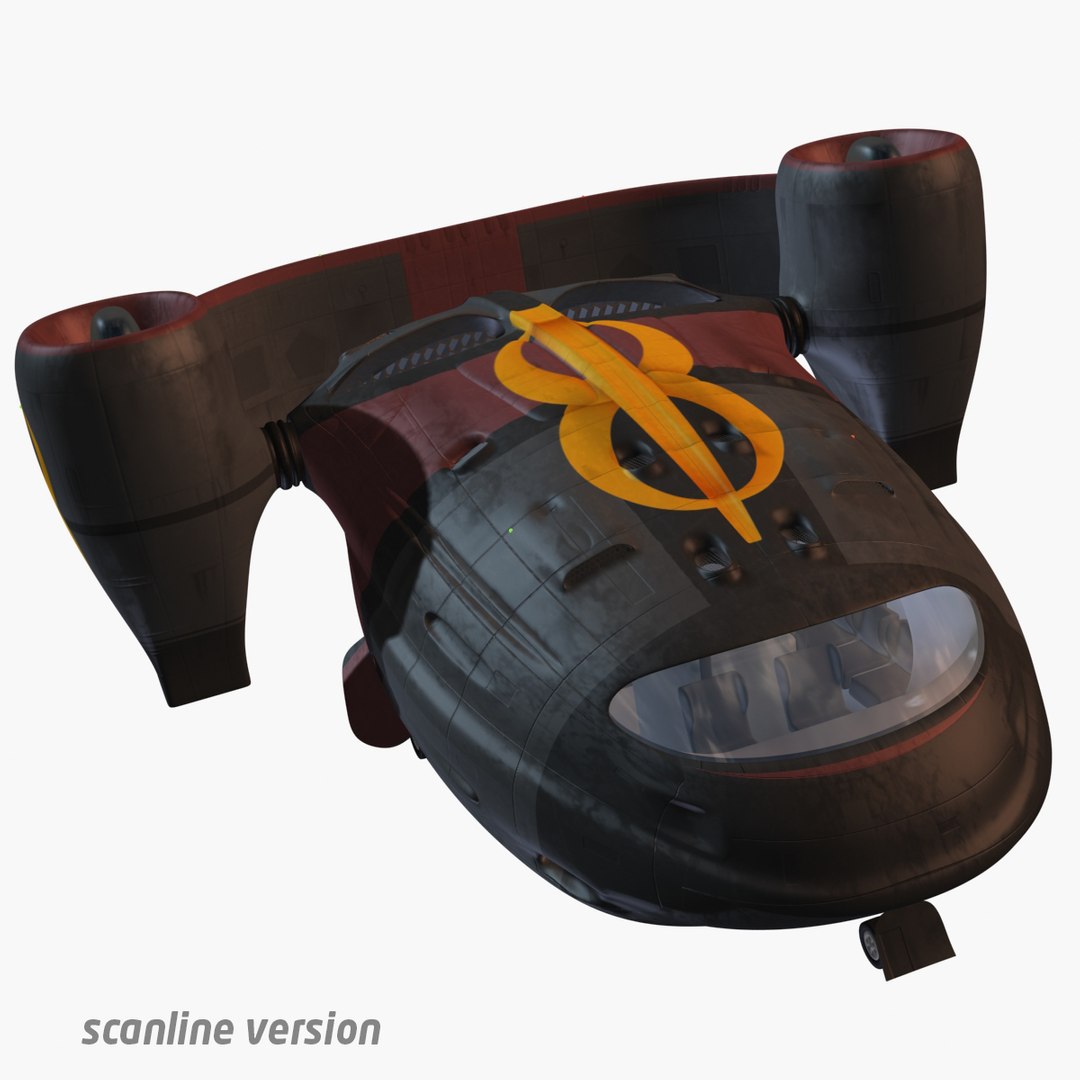Arc Shuttle Craft 3d Model