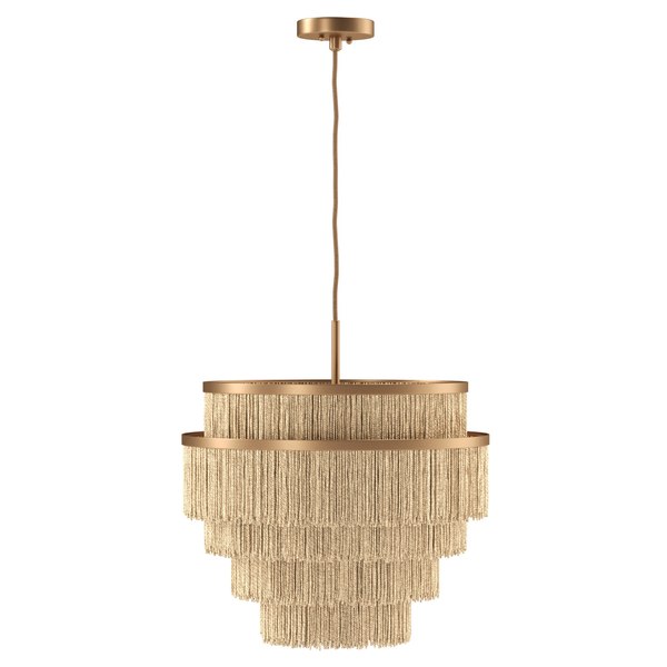 Julia Tiered Fringe Chandelier 3D model - TurboSquid 2005152