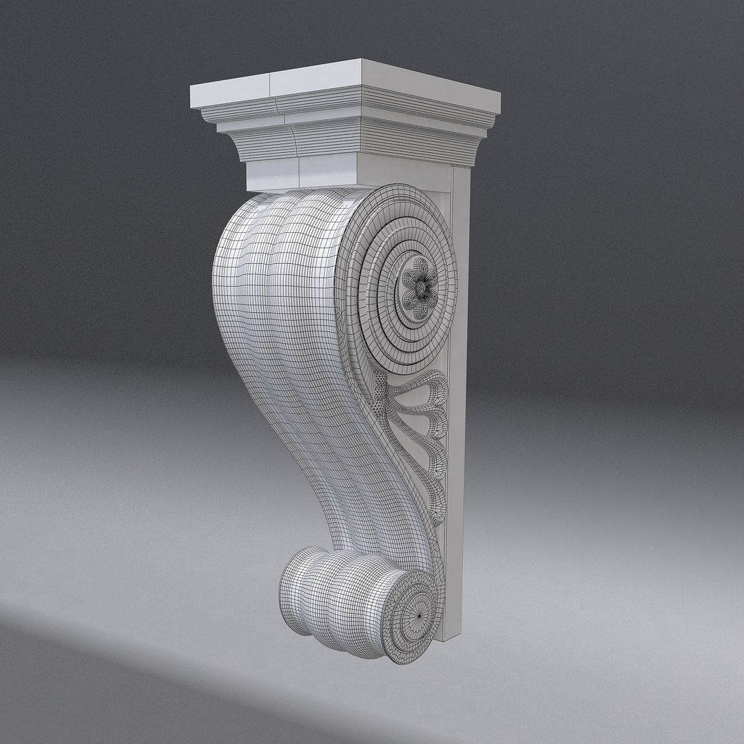 3d Model Corbel 1