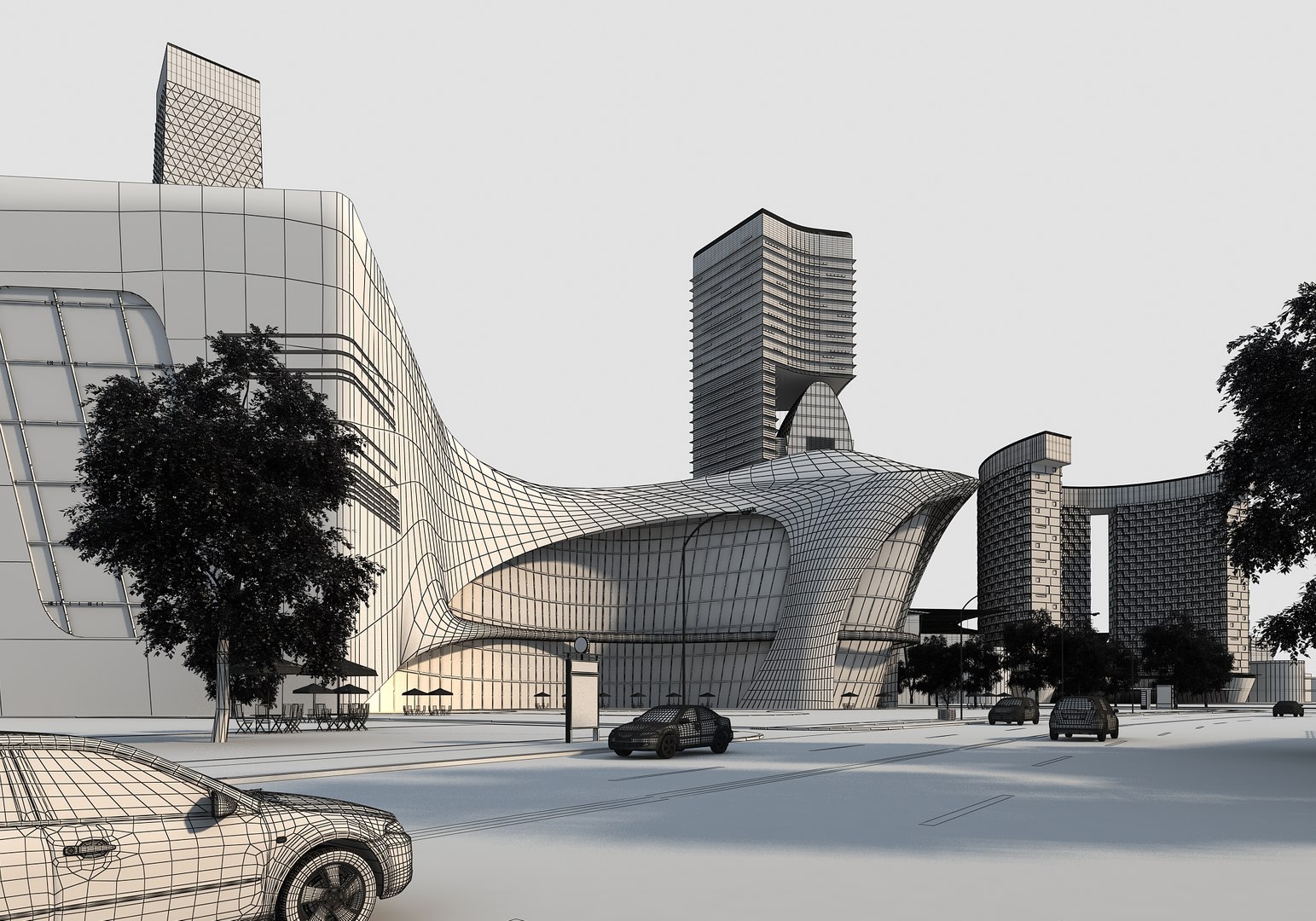 3D Modern Building Collection 16 - TurboSquid 2051140