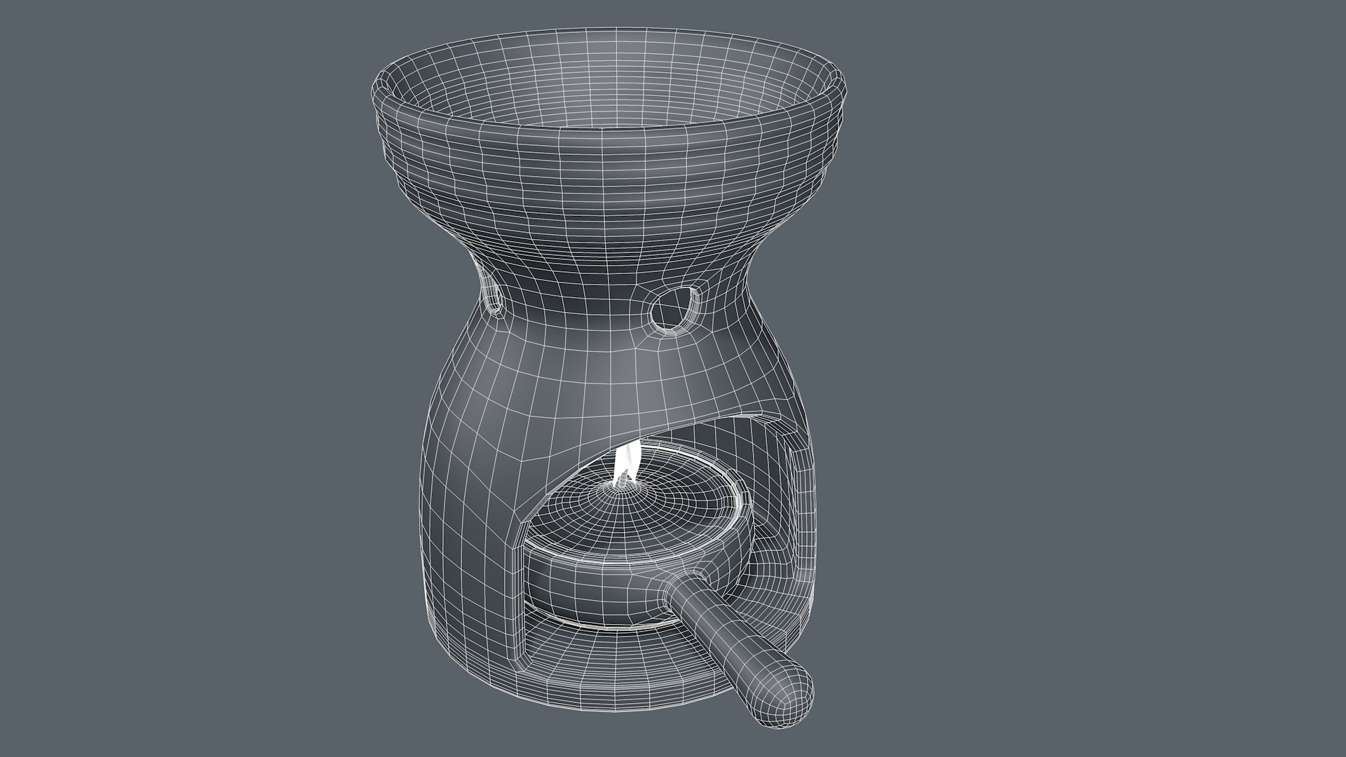 Essential Oil Burner 3D Model - TurboSquid 2055406