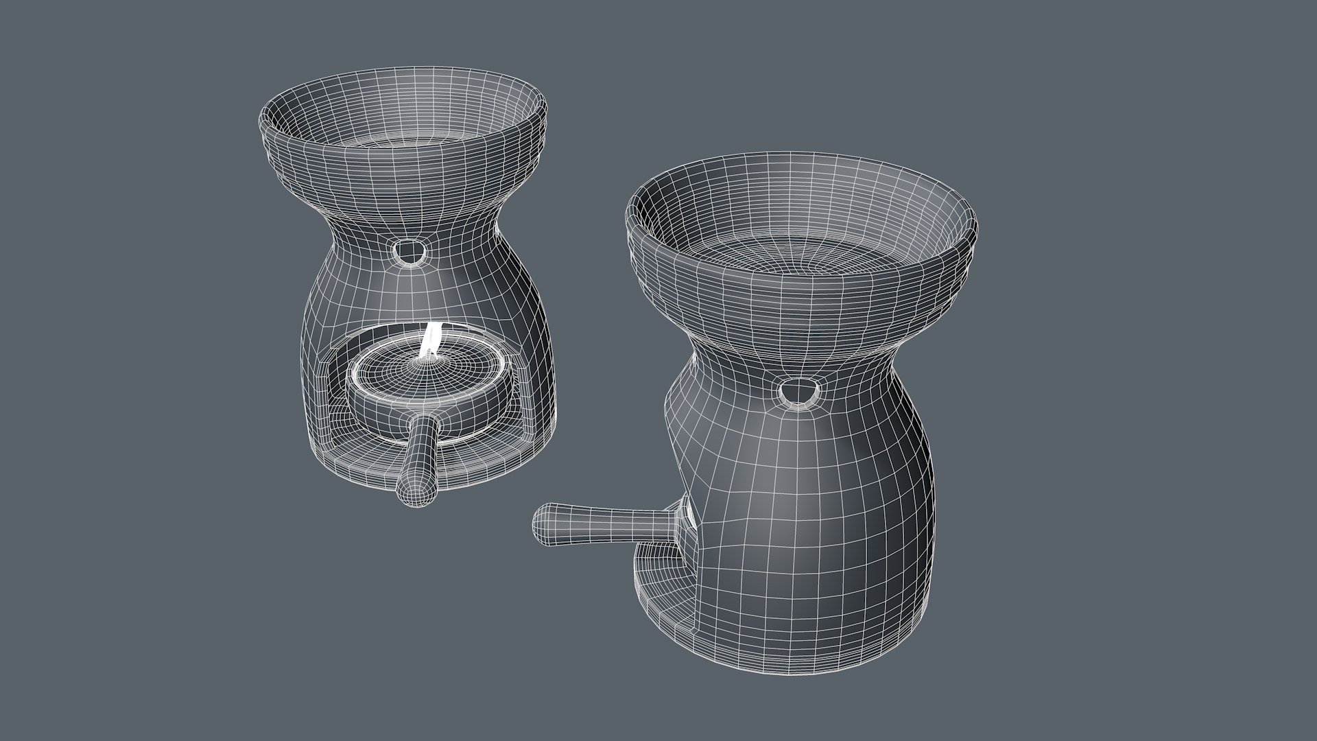 Essential Oil Burner 3D Model - TurboSquid 2055406