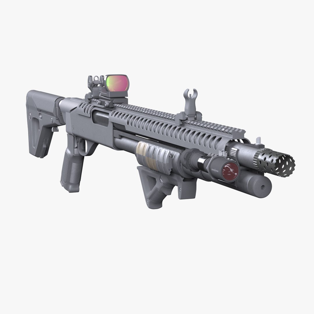3d Remington 870