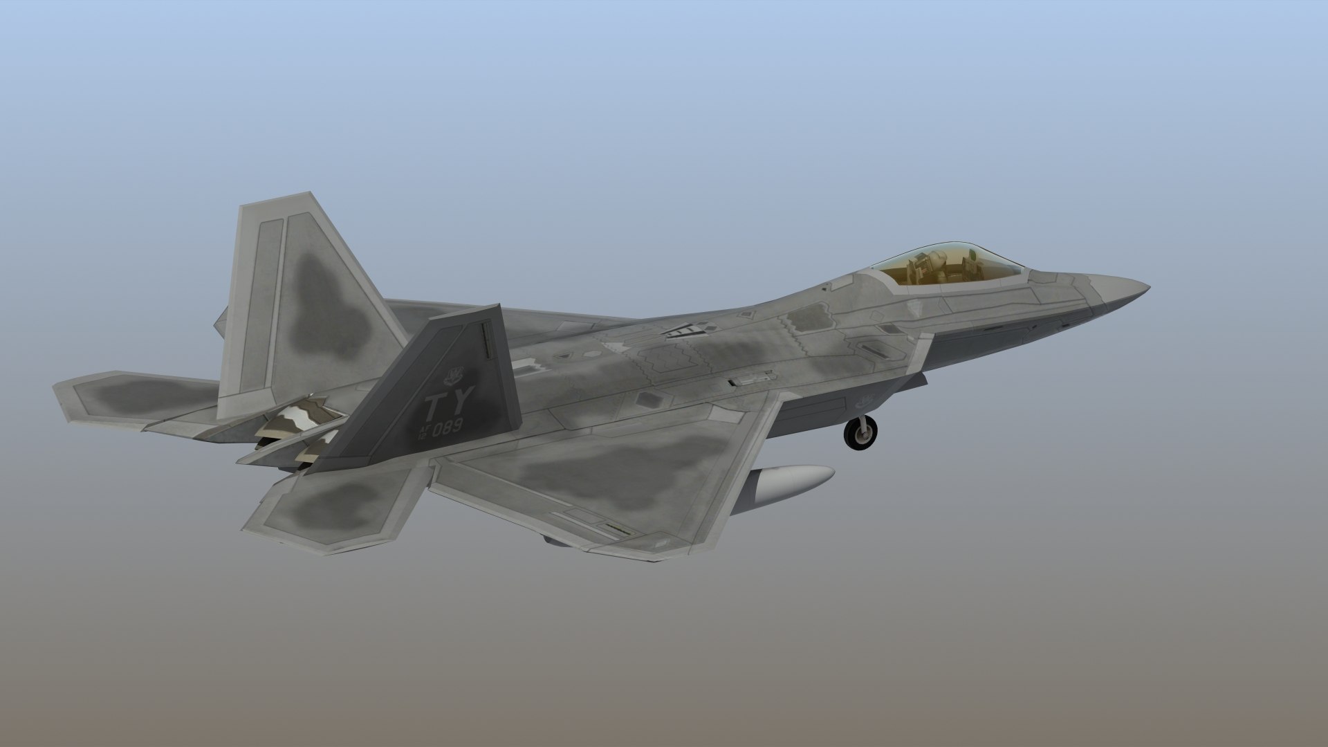3D F22A Raptor USAF - TurboSquid 2128799