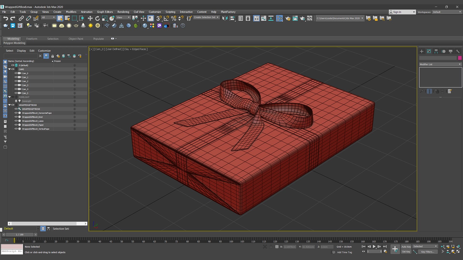 3D Model Wrapped Gift Box 8 V1 - TurboSquid 2294058