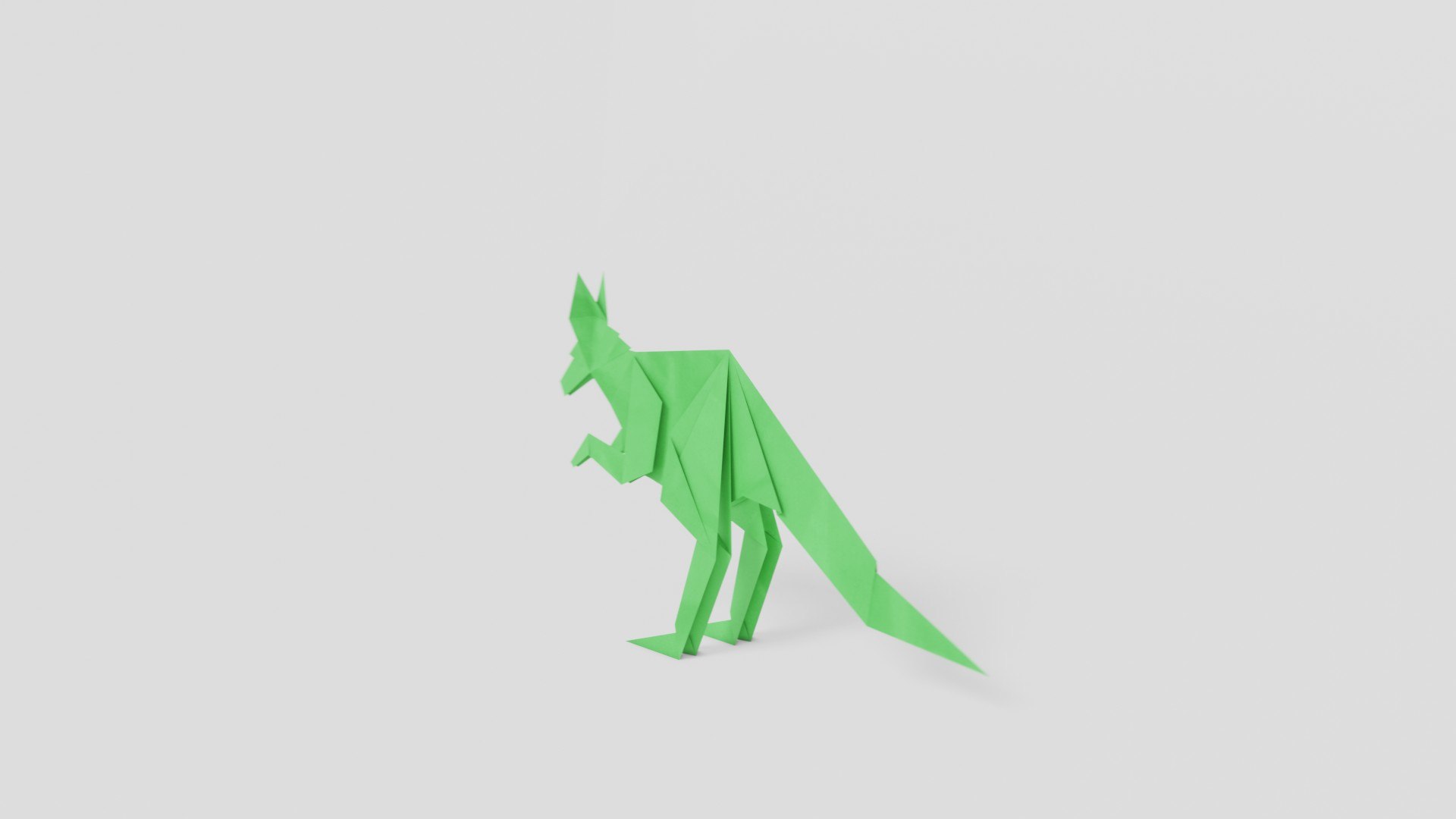 Origami Kangaroo 3D - TurboSquid 1956689