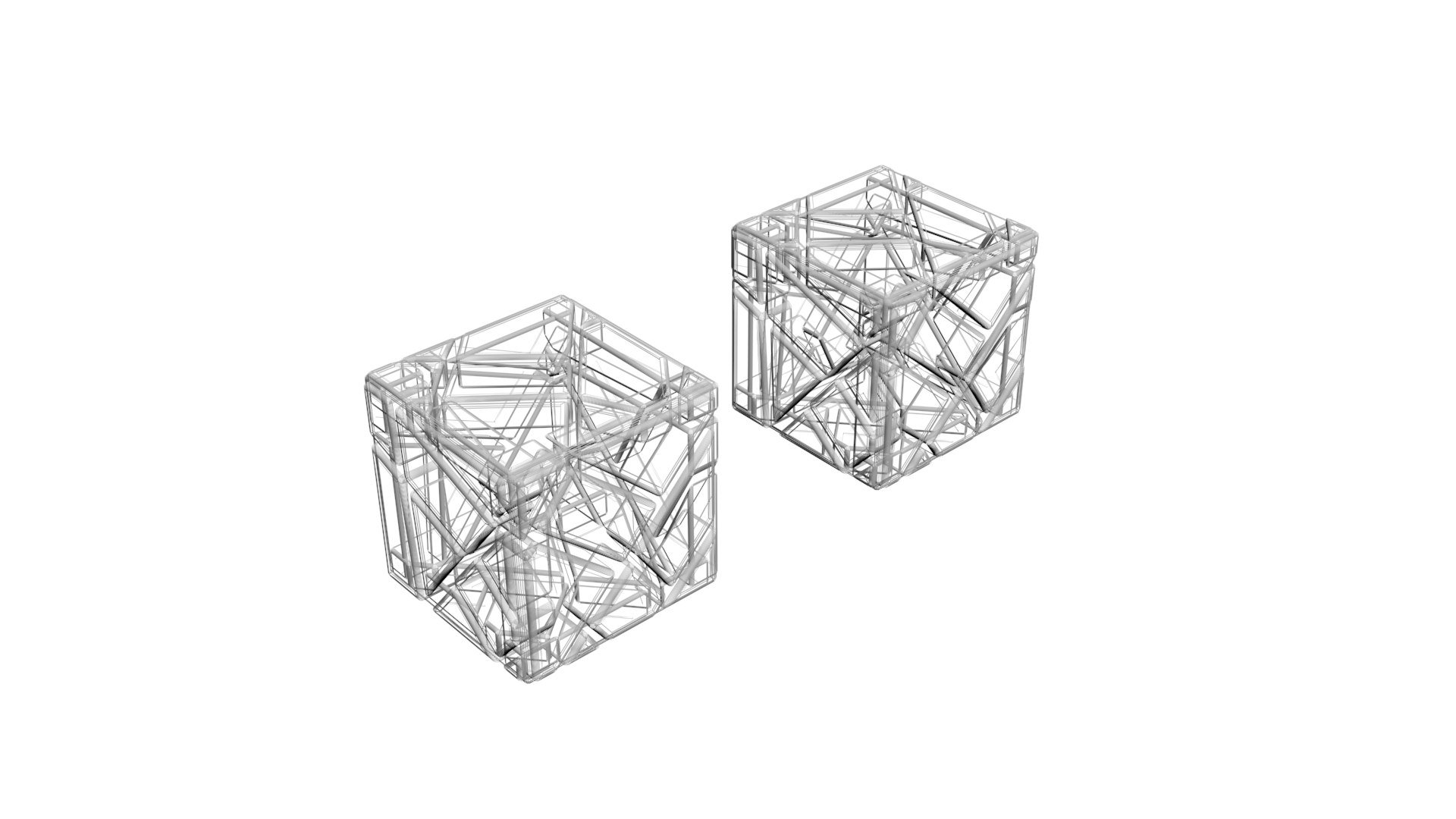 Ghost Cubes 3D Model - TurboSquid 1754561