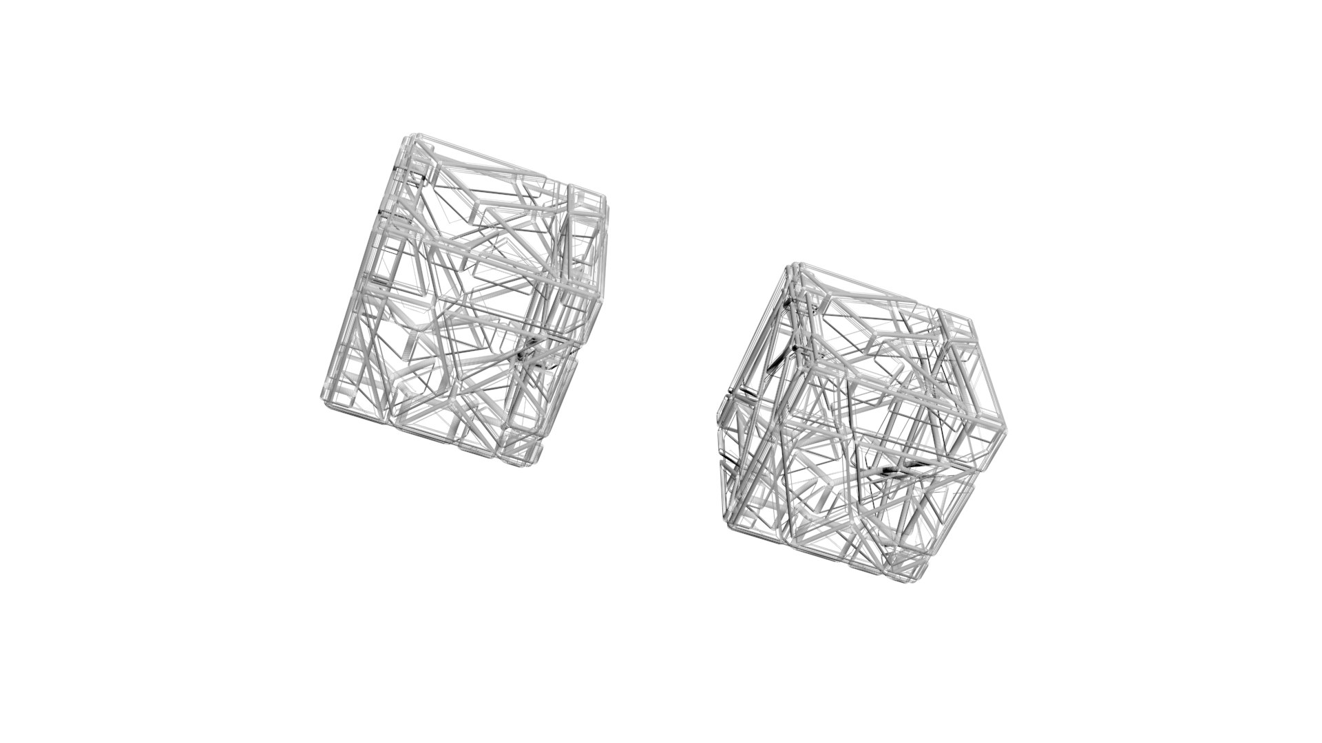 Ghost Cubes 3D Model - TurboSquid 1754561