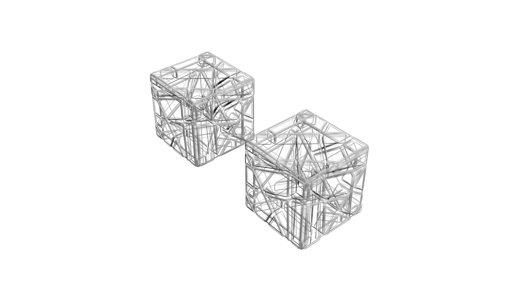 Ghost Cubes 3D Model - TurboSquid 1754561