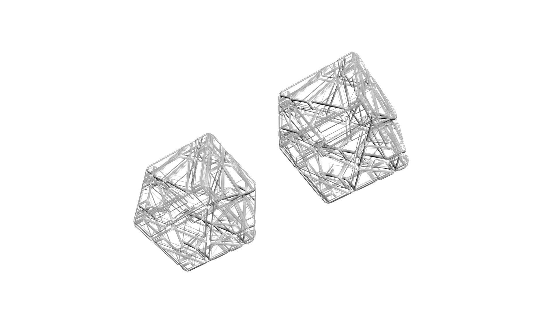 Ghost Cubes 3D Model - TurboSquid 1754561