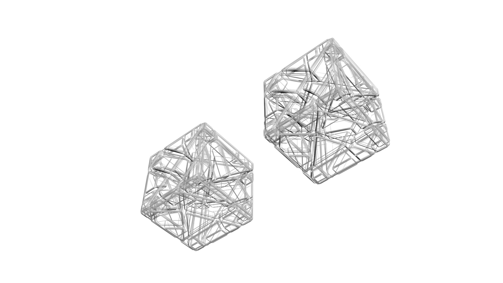 Ghost Cubes 3D Model - TurboSquid 1754561
