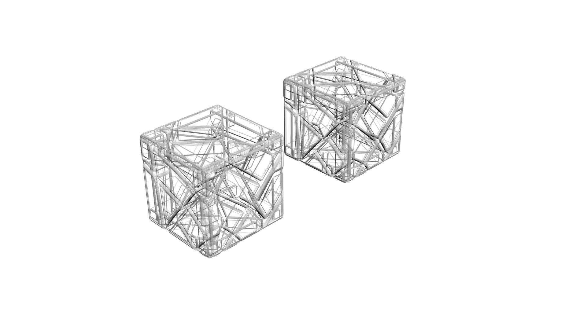 Ghost Cubes 3D Model - TurboSquid 1754561