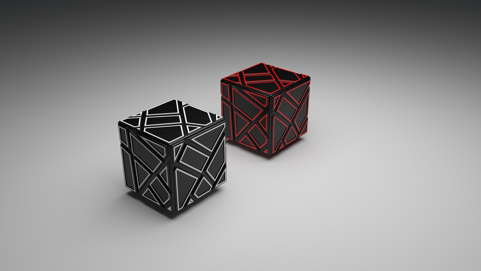 Ghost Cubes 3D Model - TurboSquid 1754561