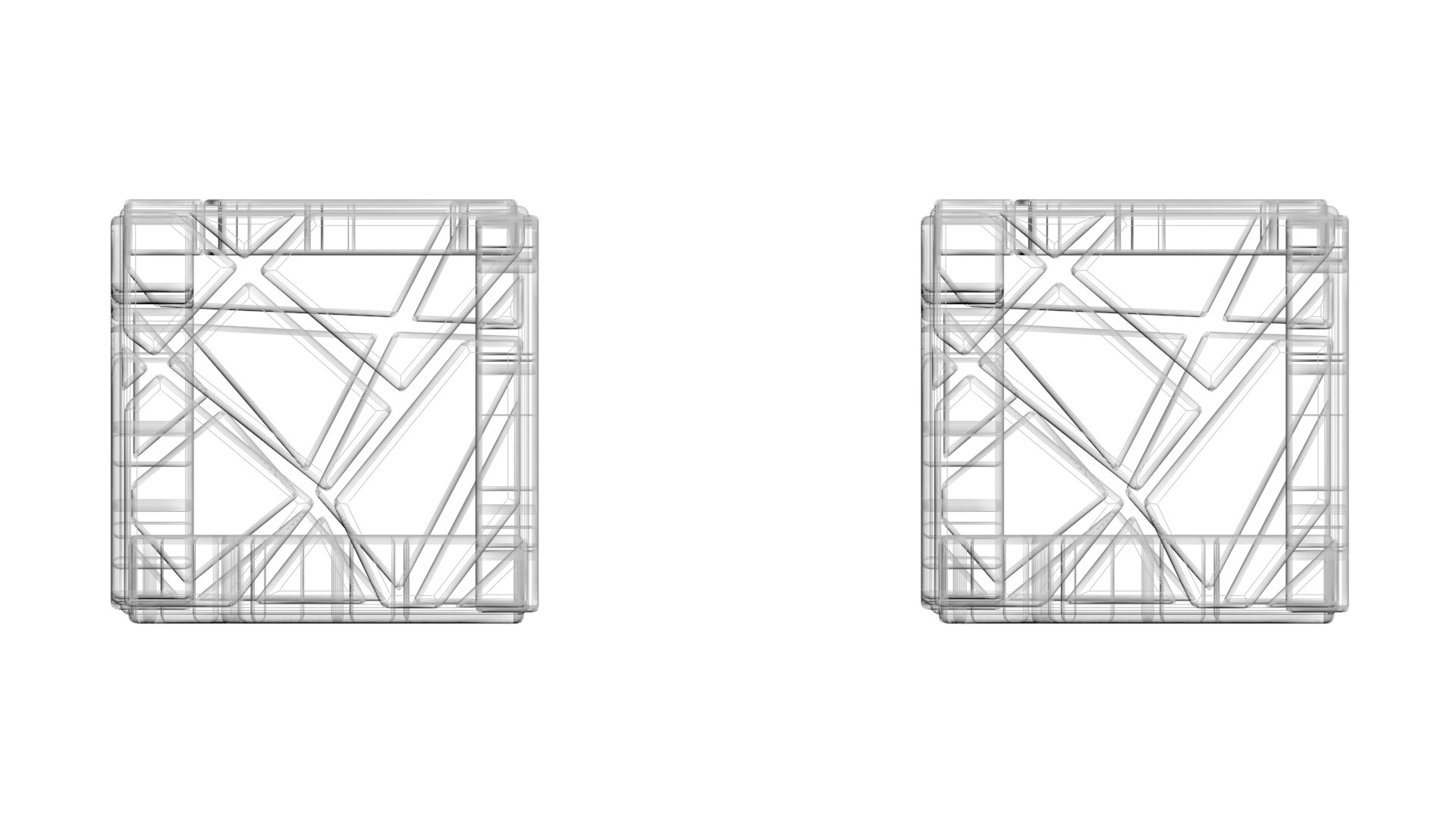 Ghost Cubes 3D Model - TurboSquid 1754561