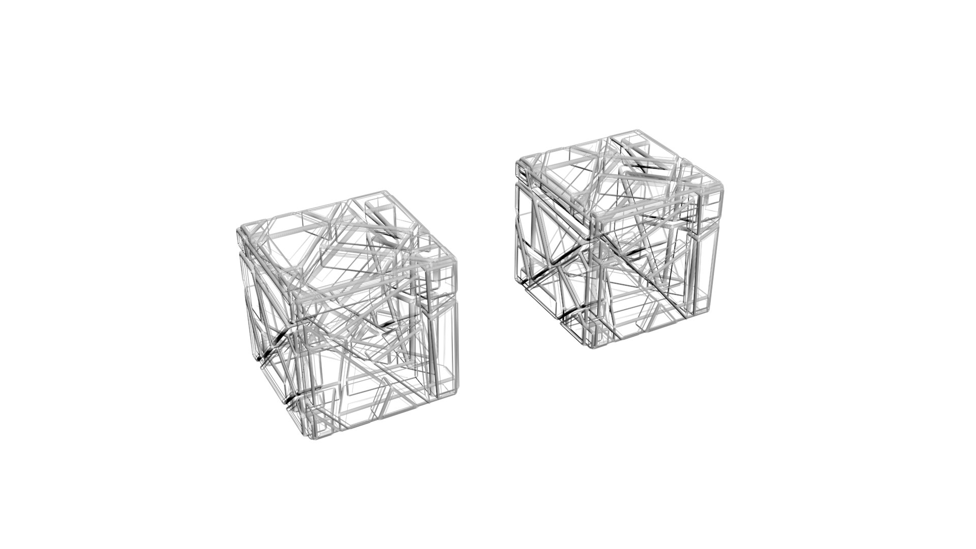 Ghost Cubes 3D Model - TurboSquid 1754561