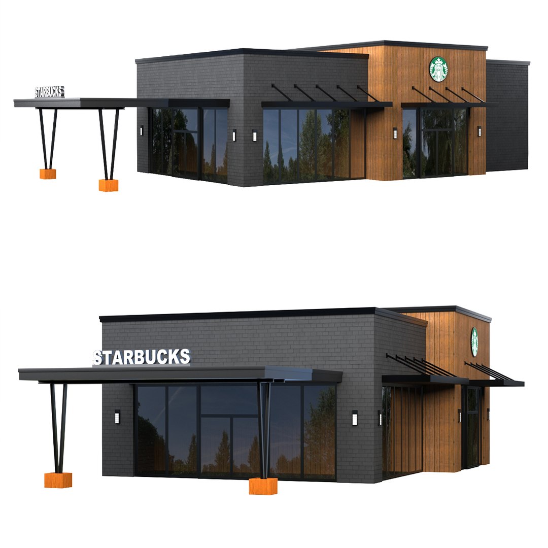 3D Model Starbucks - TurboSquid 2291489