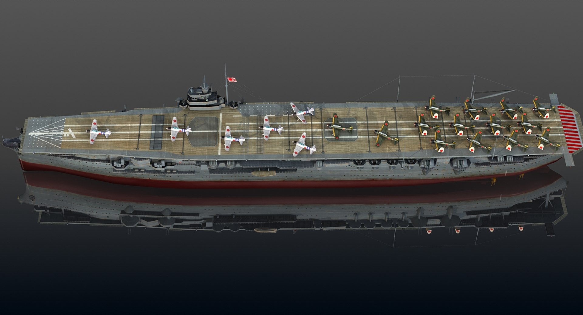 3D Japanese Shokaku - TurboSquid 1345375