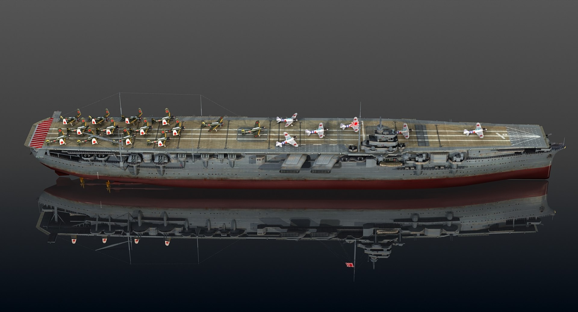 3D Japanese Shokaku - TurboSquid 1345375