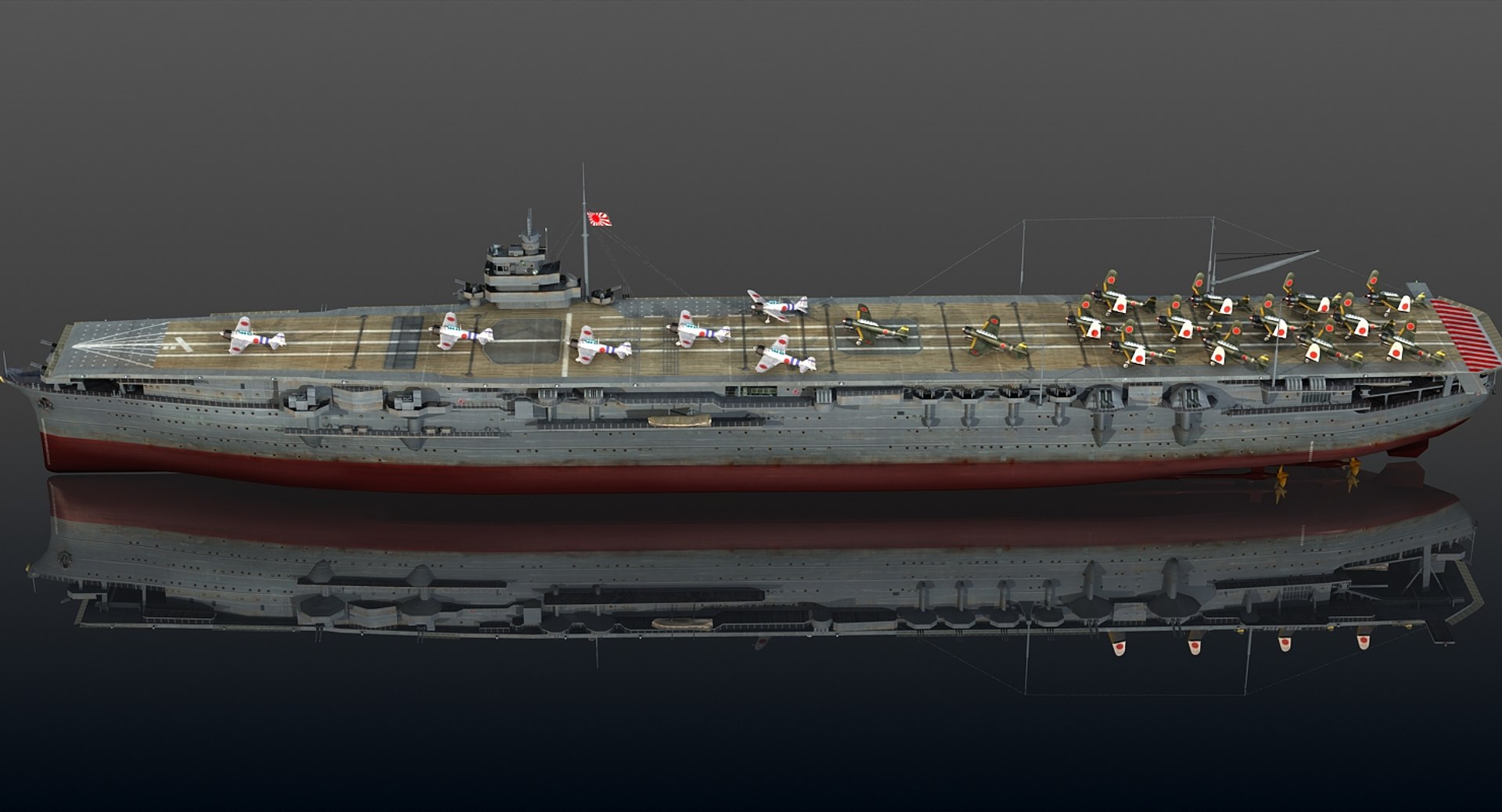 3D Japanese Shokaku - TurboSquid 1345375
