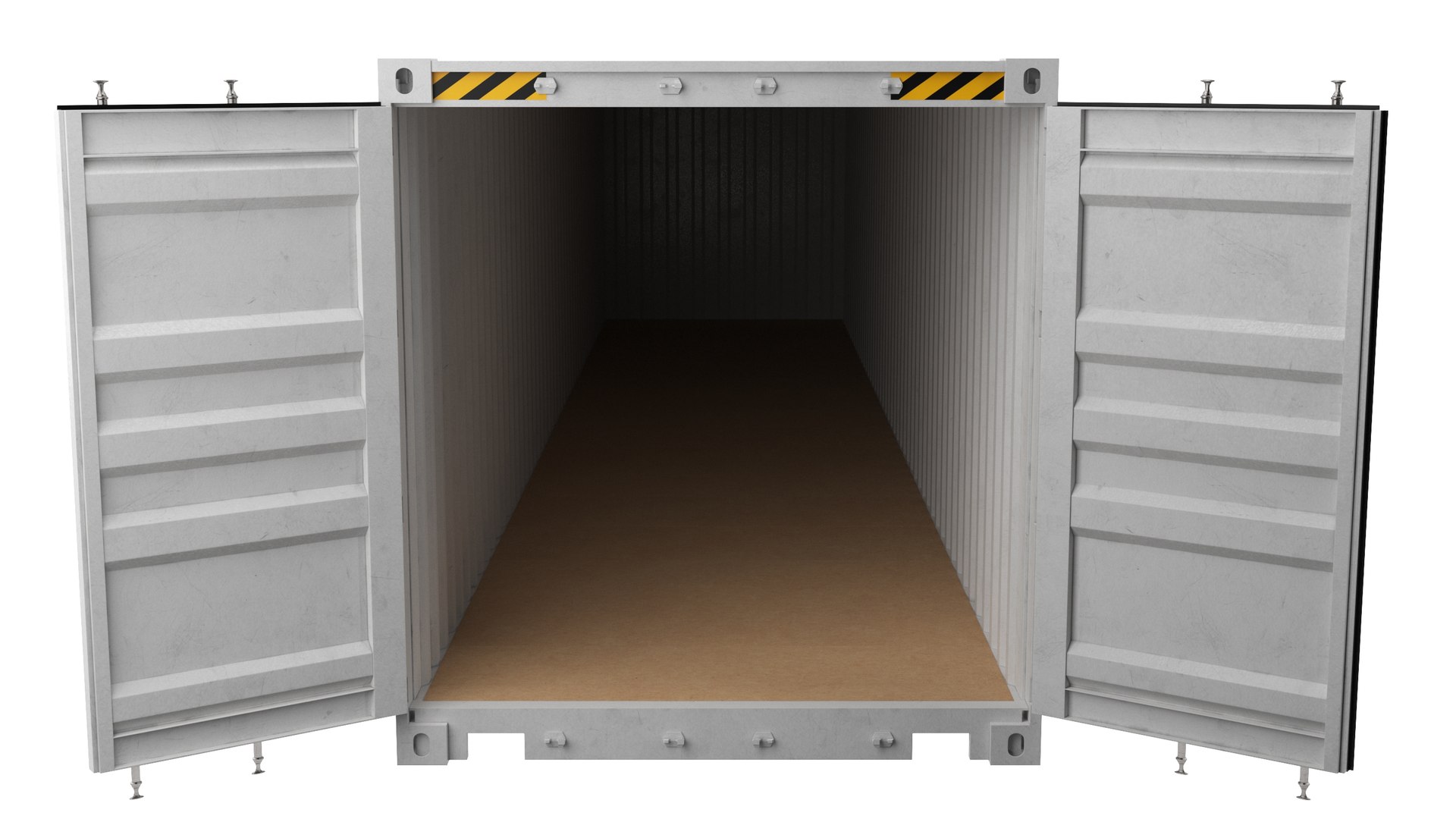 3D Model 40ft Open Shipping Container - TurboSquid 2017521