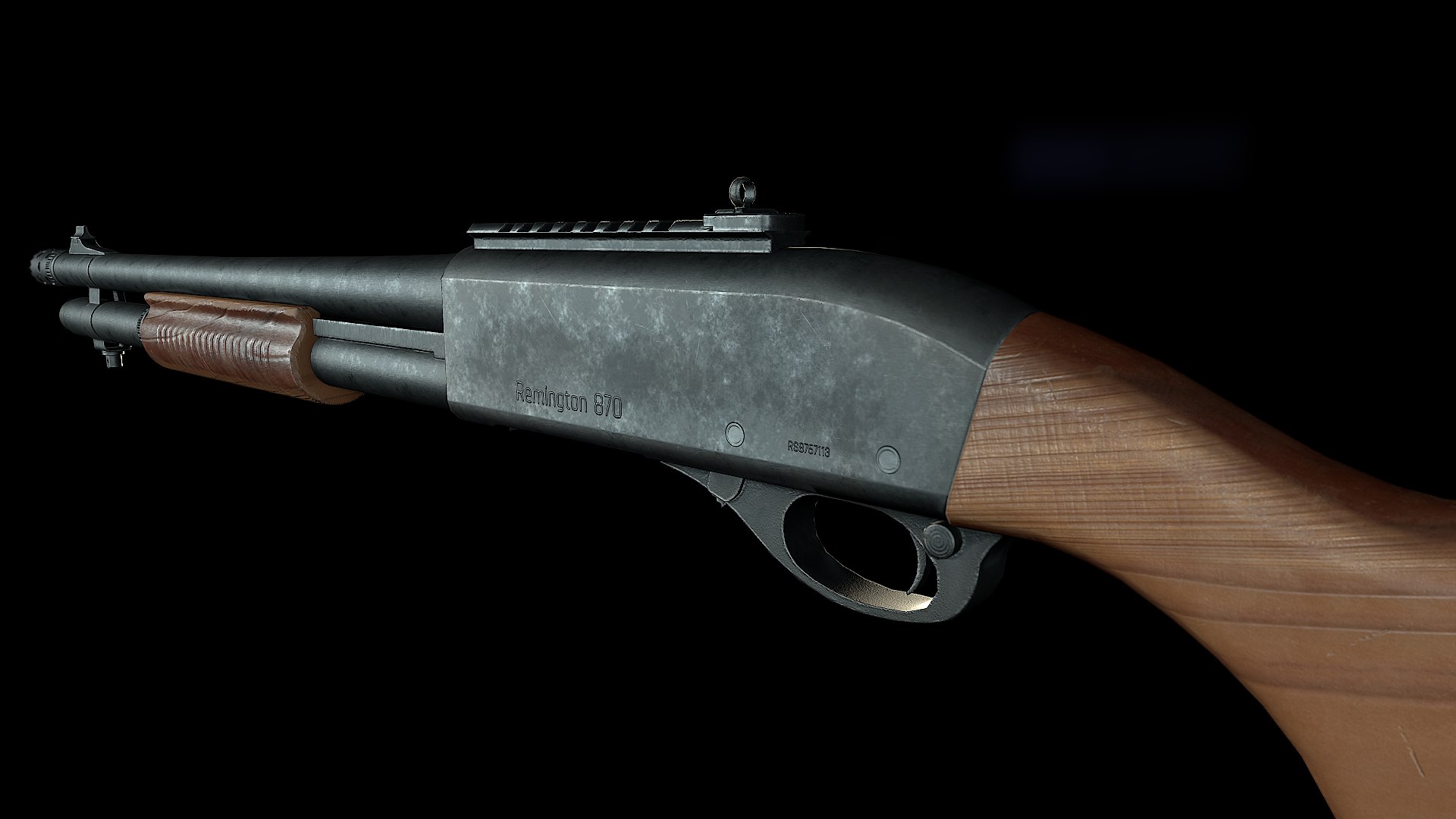 Remington 870 3D Model - TurboSquid 1948891